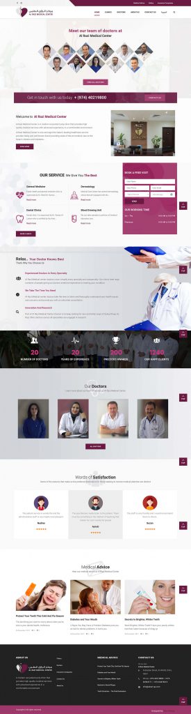 Al Razi Medical Center Qatar - New Waves App Development Qatar